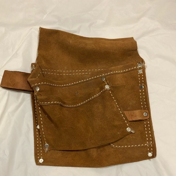 Accessories | Euc Suede Leather Work Pouch To Be Worn With Belt | Poshmark